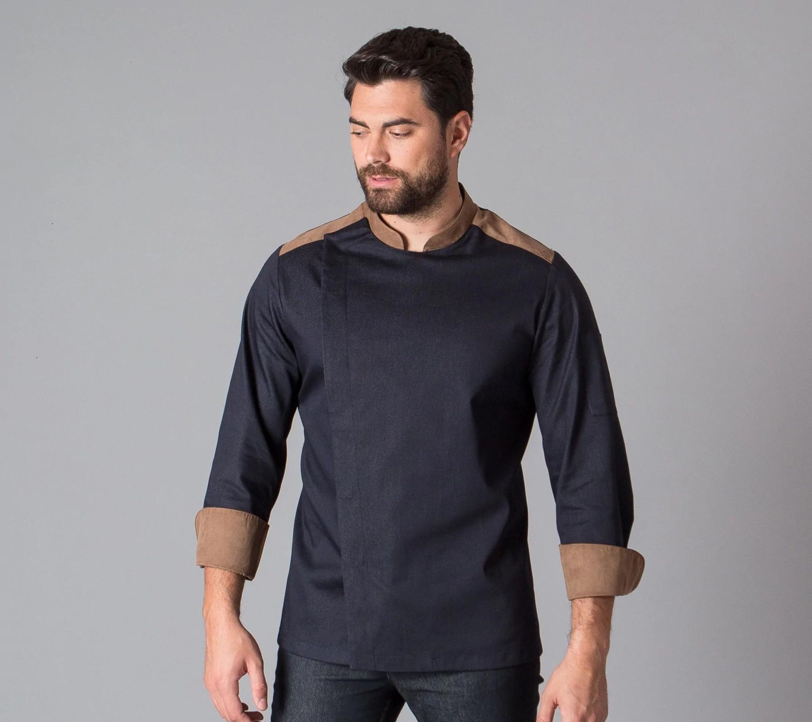 Unisex Chef Jacket / Coat With Embroidery Ideal Uniform for Baristas ...