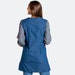 Educational Smock for Teachers in Stretch Denim With Library Print and ...