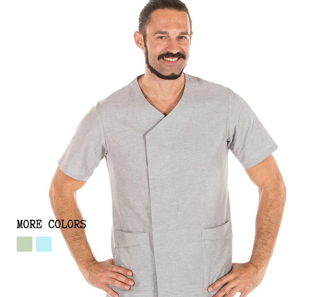 Men's V-neck Tunic for Healthcare Professionals - Comfortable and ...