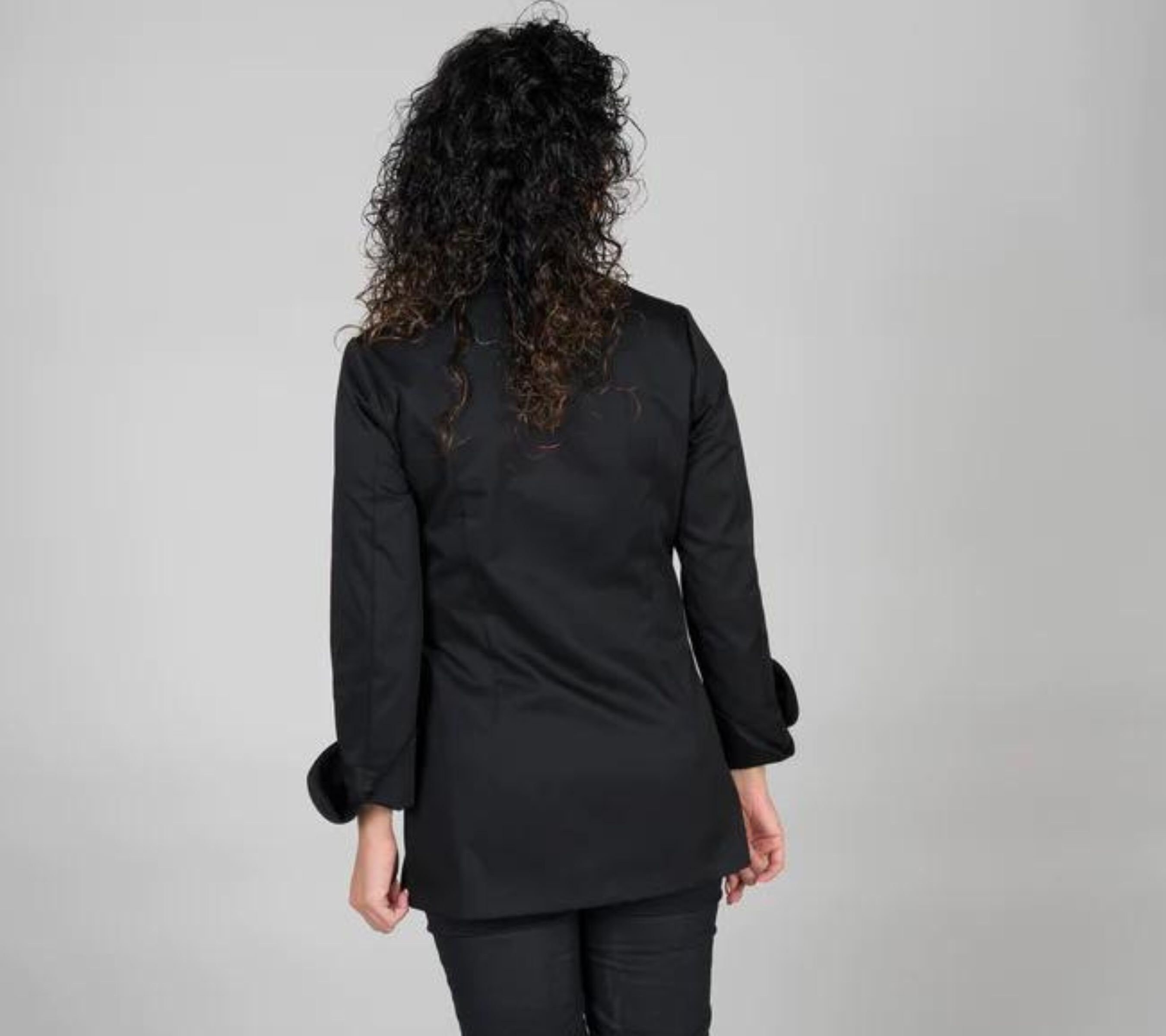 Woman Chef Jacket / Coat With Embroidery - Ideal Uniform for Baristas ...