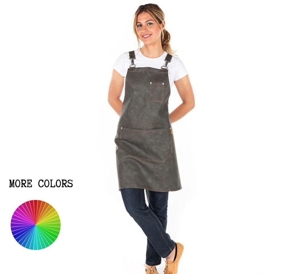 Barista and Bartender Apron - High Quality Canvas and Linen - Custom ...