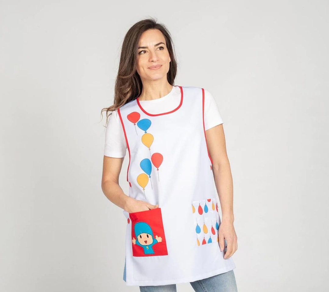 Sleeveless Smock for Teachers Comfortable and Resistant Gown - Etsy