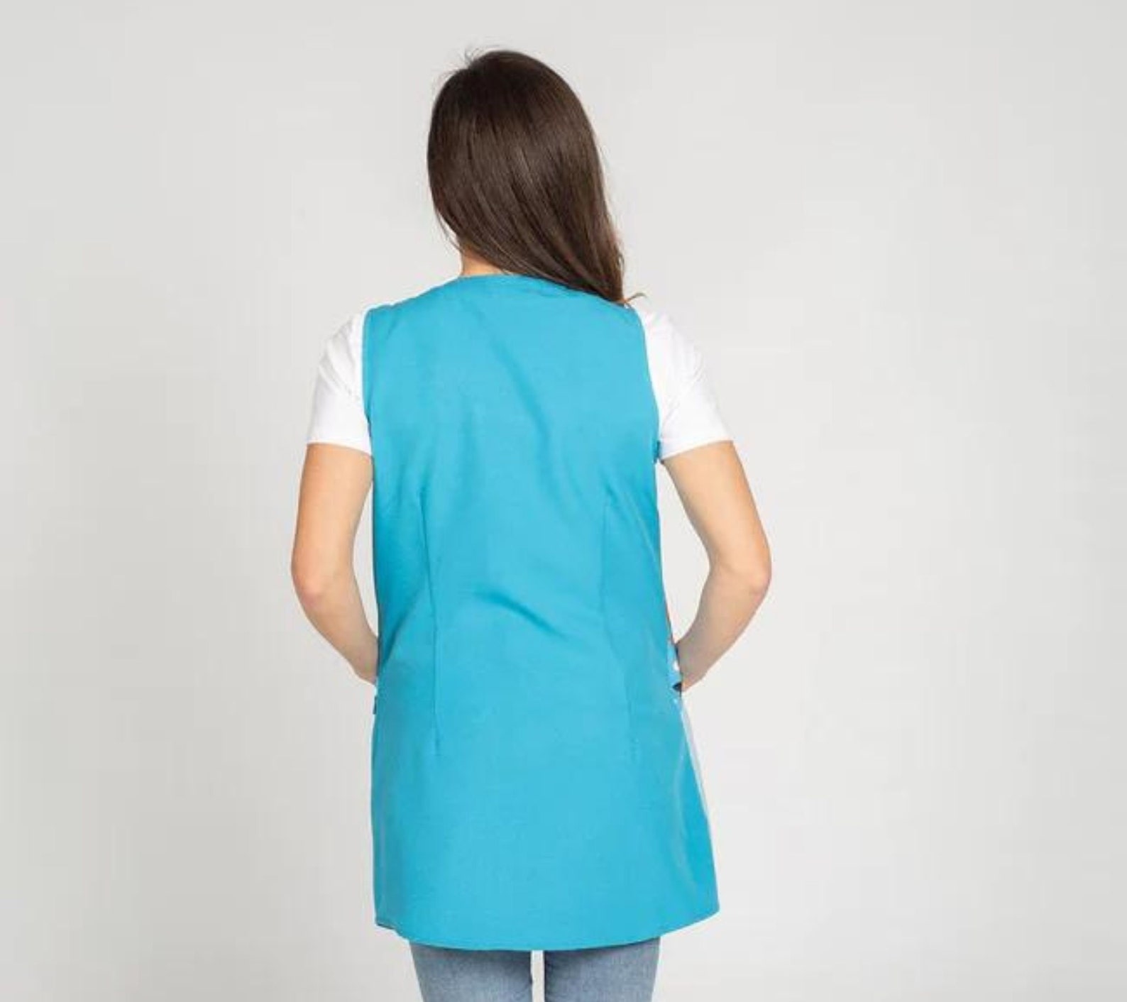 Sleeveless Teaching Smock - Ideal for Kindergarten Teachers and ...