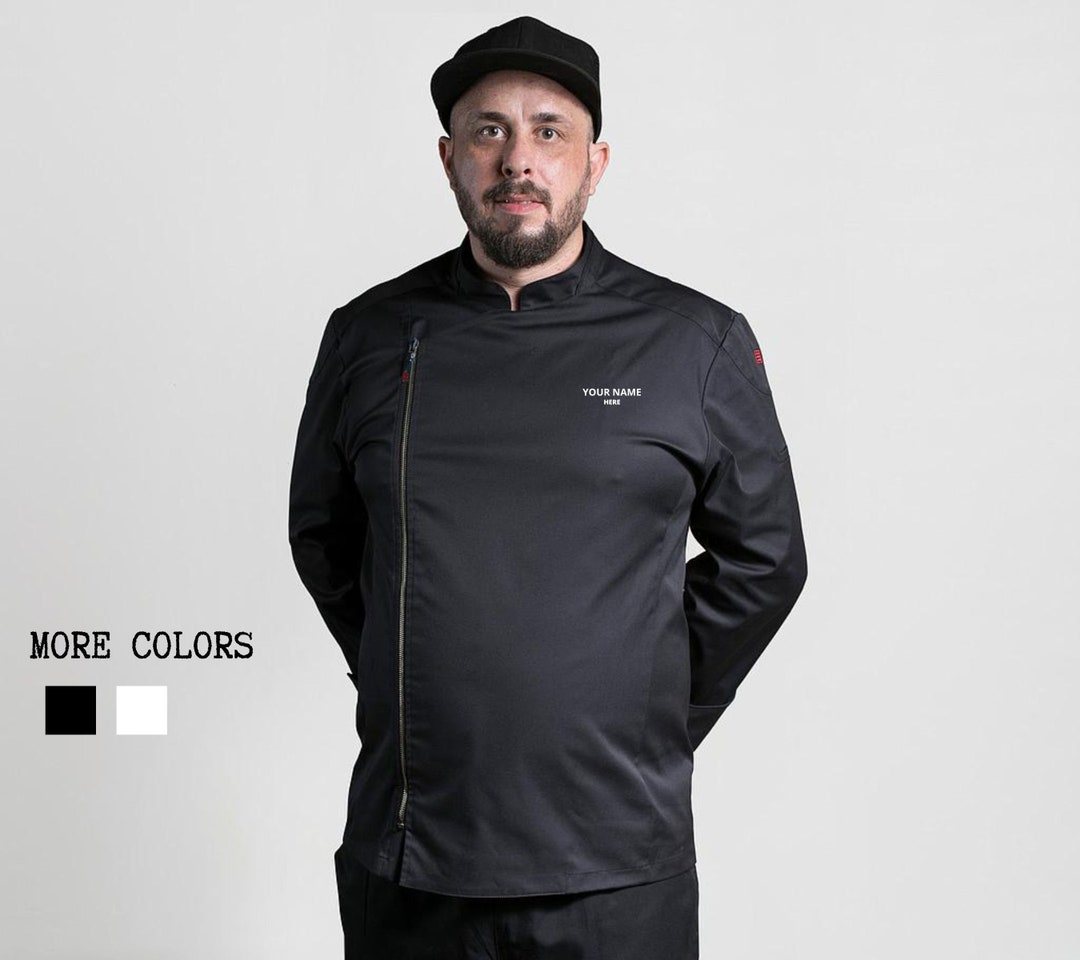 Unisex Chef Jacket / Coat With Embroidery Ideal for Baristas, Chefs ...