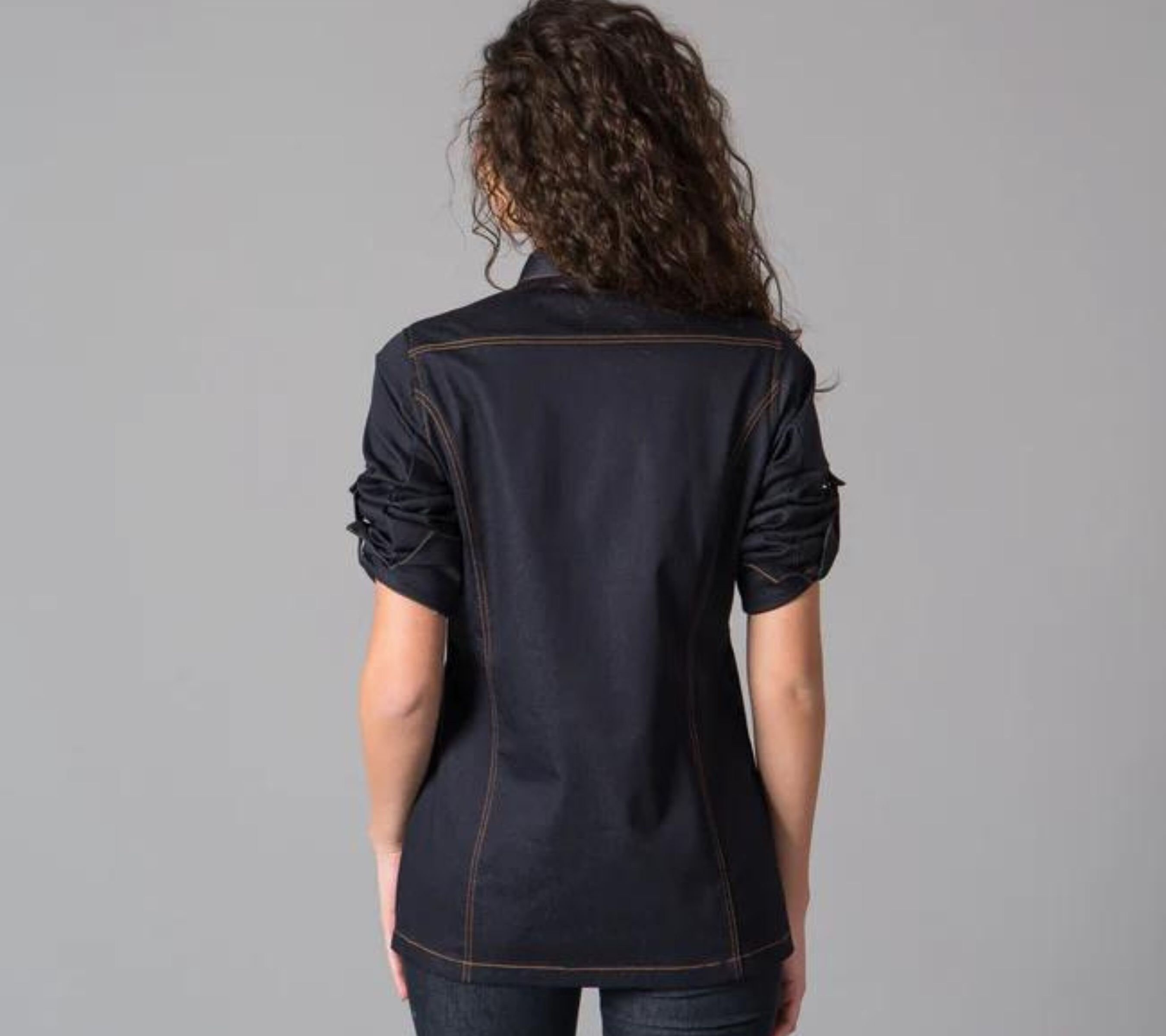 Woman Chef Jacket / Coat - Long-sleeved Jacket for Baristas, Chefs, and ...