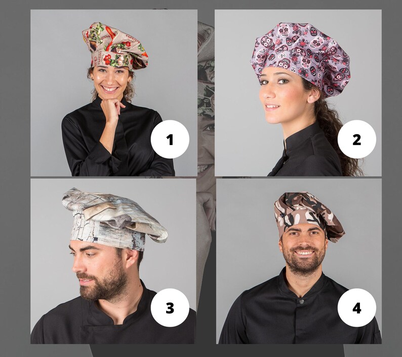 Unisex Chef Hat and Bandana Set for Baristas and Cooks - French Cotton ...