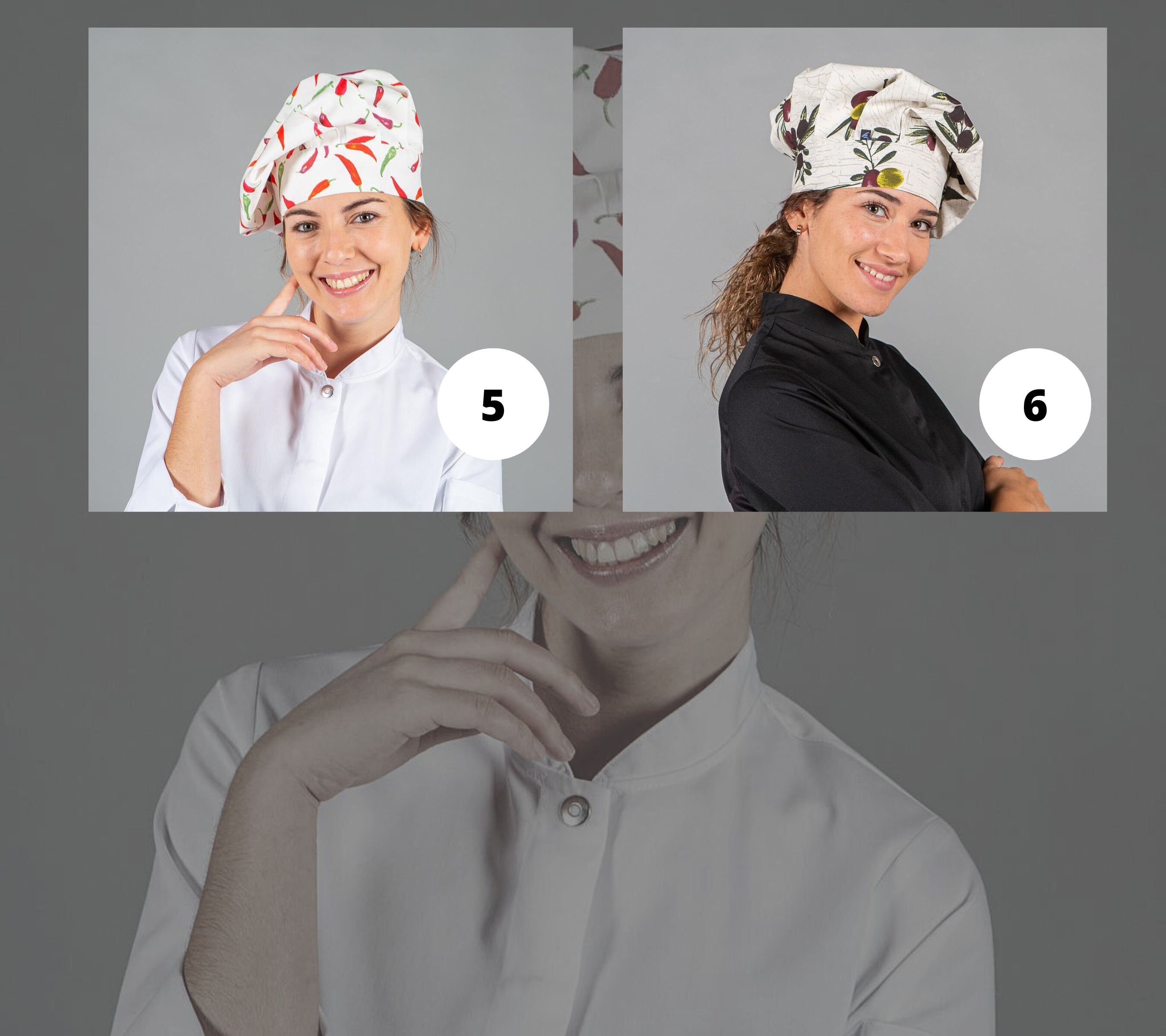 Unisex Chef Hat and Bandana Set for Baristas and Cooks - French Cotton ...