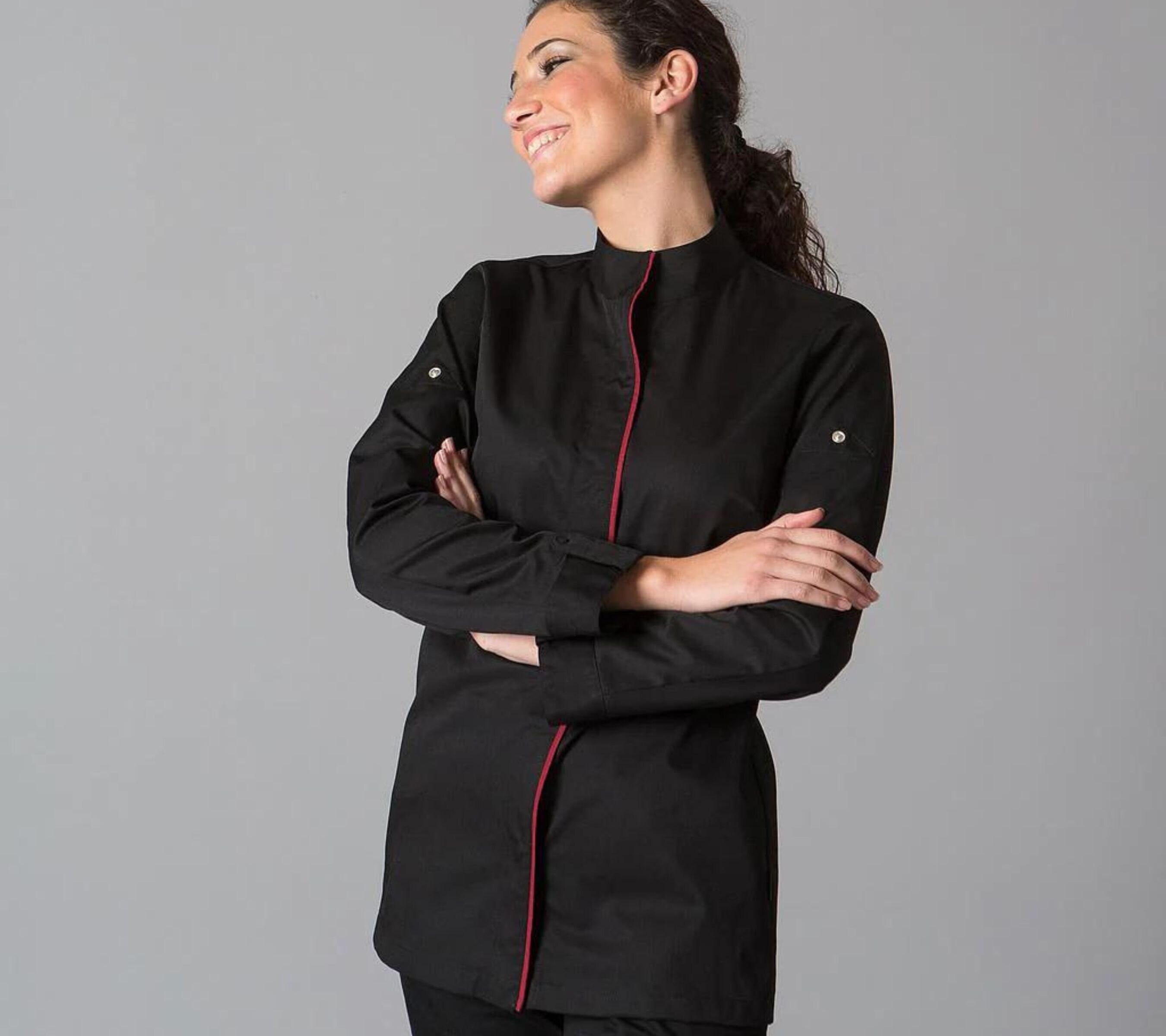 Woman Chef Jacket / Coat - Ideal Uniform for Baristas, Chefs, and Cooks ...