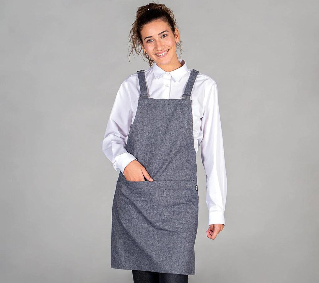 Barista and Bartender Apron - Quality Canvas With Adjustable Straps and ...