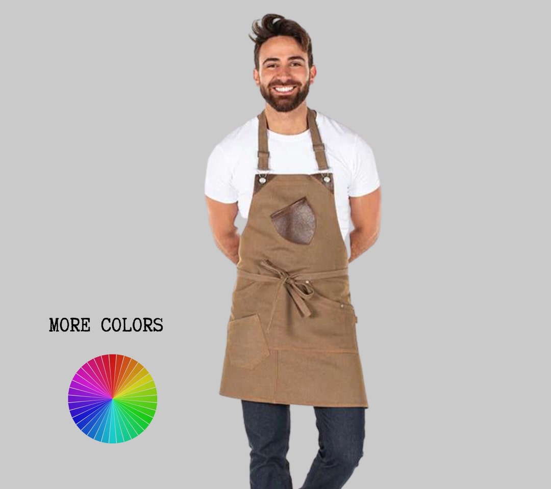 Premium Denim Chef Apron for Men and Women - Stylish and Durable ...