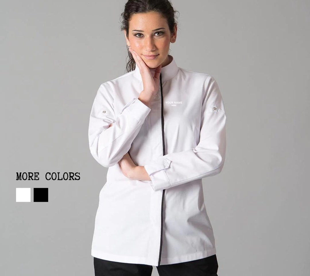 Woman Chef Jacket / Coat - Ideal Uniform for Baristas, Chefs, and Cooks ...