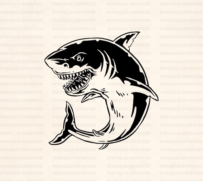 Cowboy Riding Shark SVG PNG, Western Cowboy Shark Rider Illustration ...