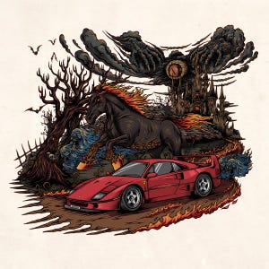 I Will Draw Detailed Dark Art With Custom Illustrations in My Own Style ...