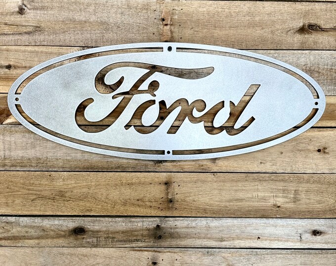Metal Ford Sign - Ford Logo - Ford - Ford Truck - Ford Car - Ford Lover ...
