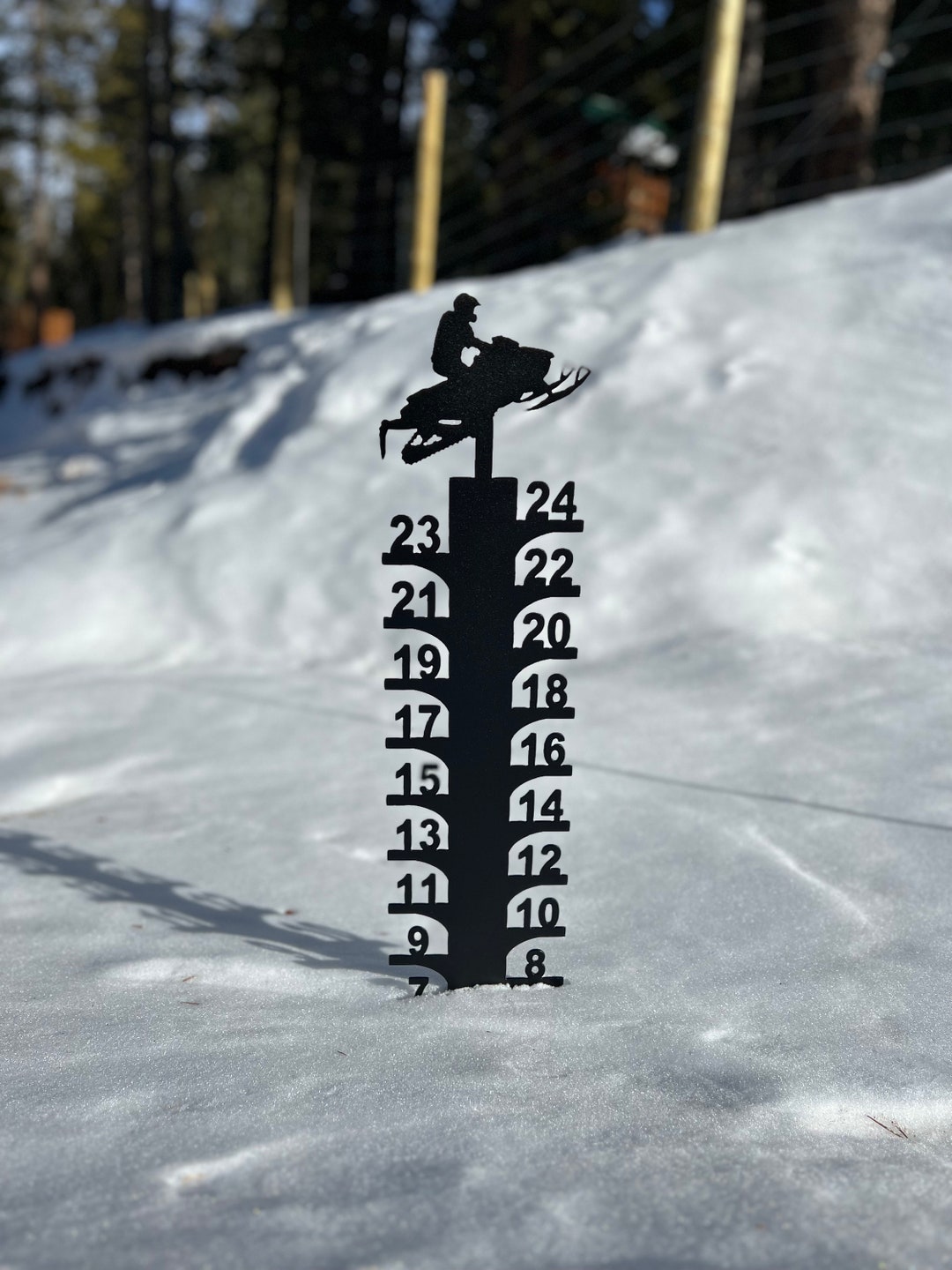 The Original Snowgauge Snowmobile - Snowstick - Snow Ruler - Measure ...