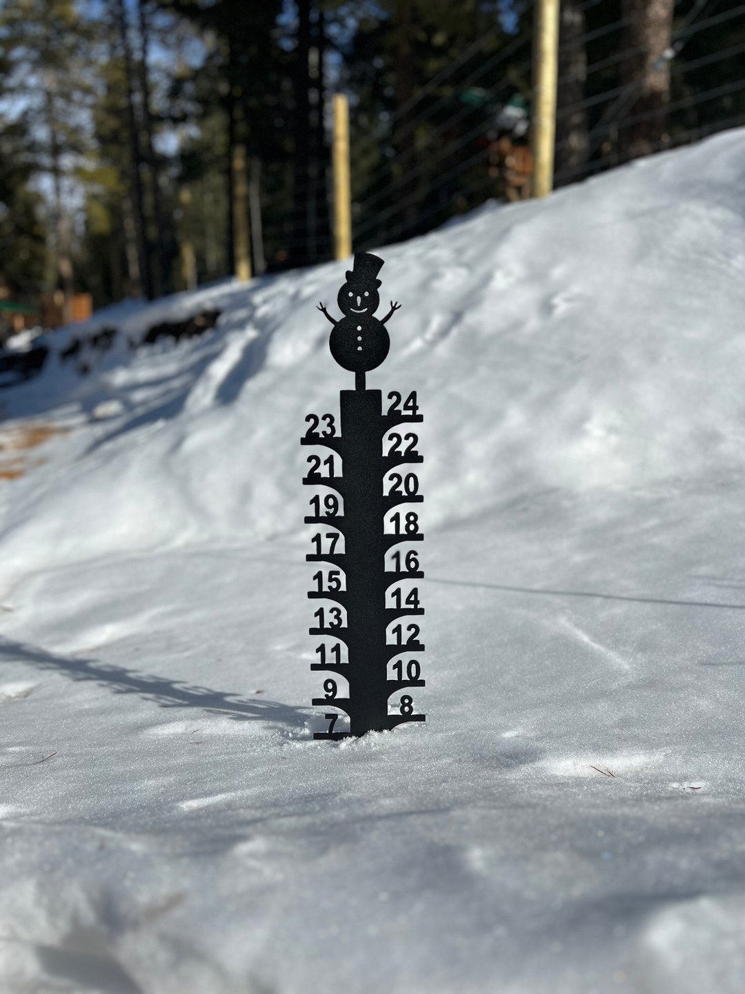 The Original Snowgauge Snowman - Snowstick - Snow Ruler - Measure Snow ...