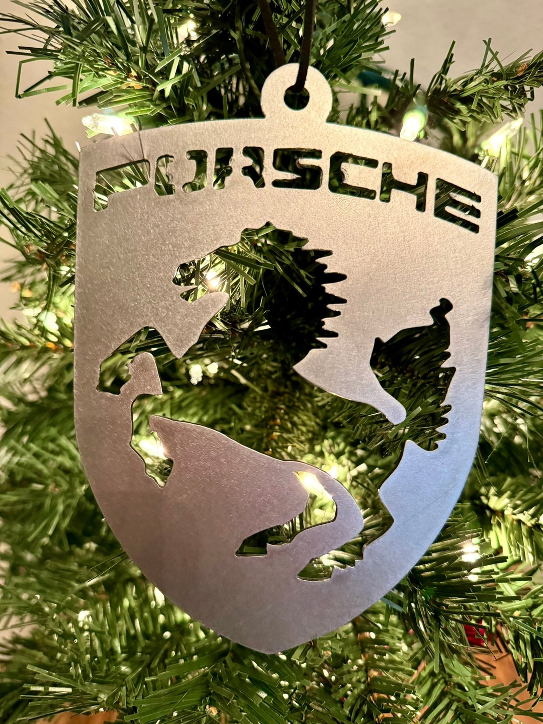 Christmas Ornament - Porsche Logo- Macan -boxster- Cayenne - Panamera ...
