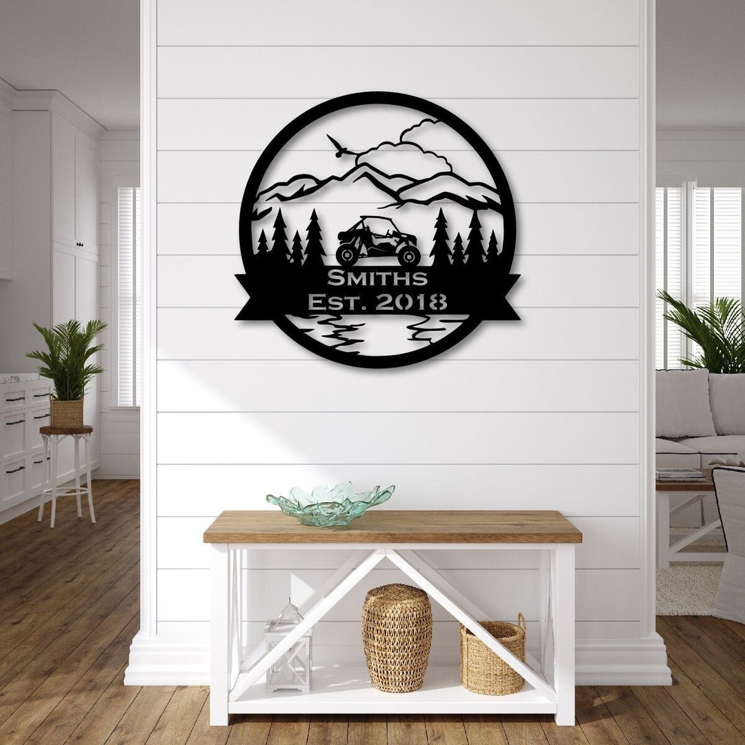 Polaris Rzr Monogram Scene - Customizable - Mountain Scene Monogram ...