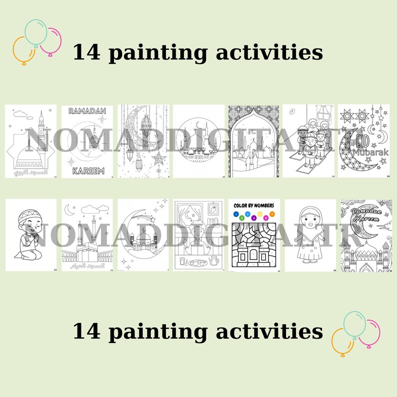 Ramadan Activity Book, Islamic Activity Book, Ramadan Worksheets ...