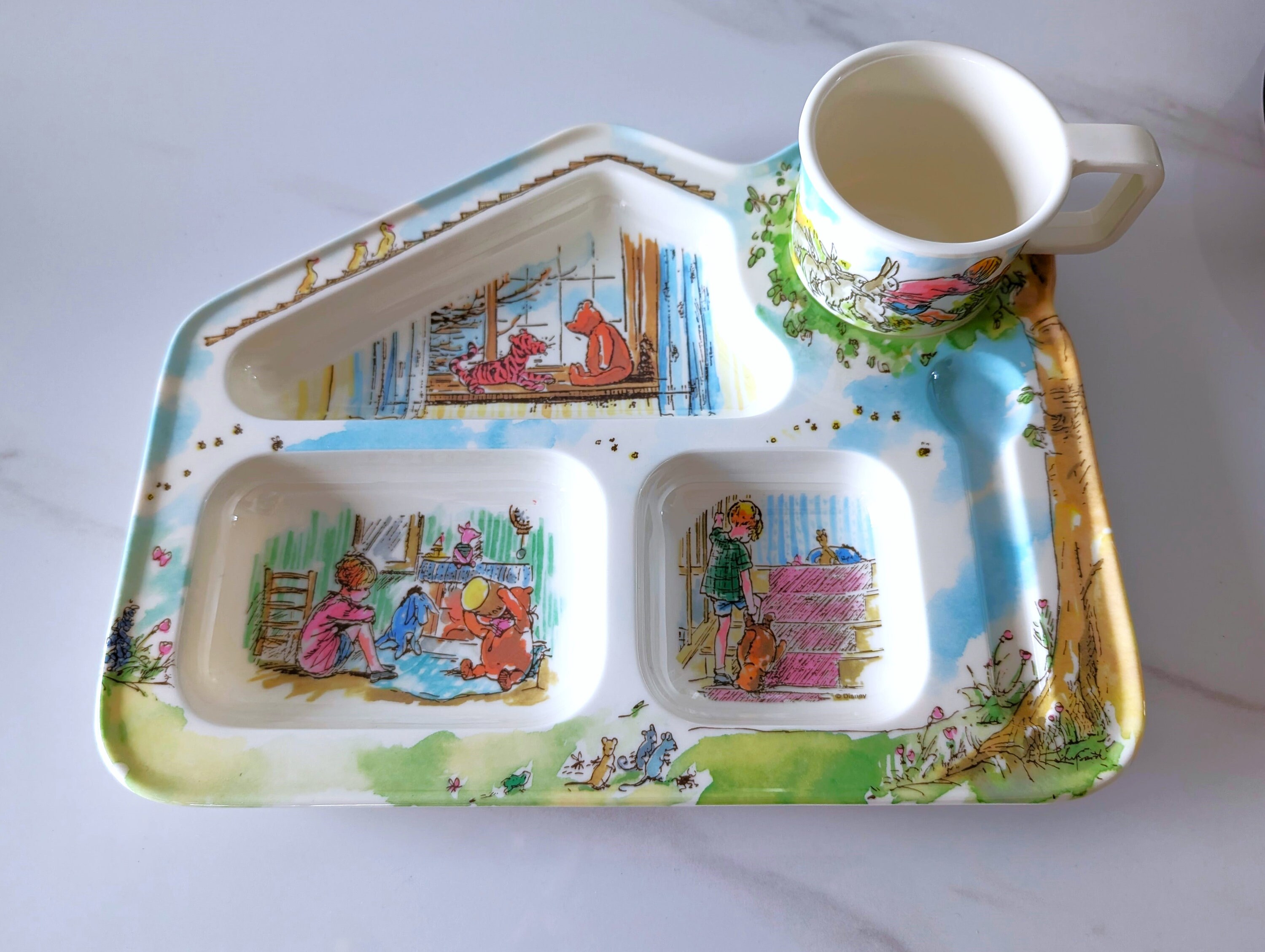 1980s Winnie the Pooh Child Dinner Set by Kibouki - Etsy