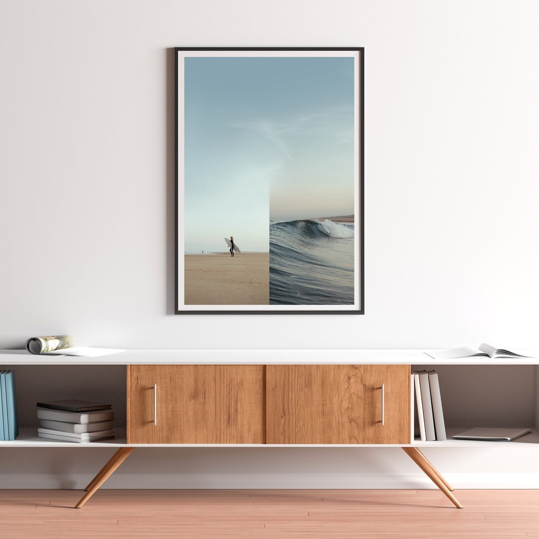 A3 A0 Atlantic Surf Collage Surfergirl Adventure - Etsy