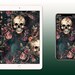 Skull Seamless Pattern Seamless Skull Dark Skull Digital Paper ...