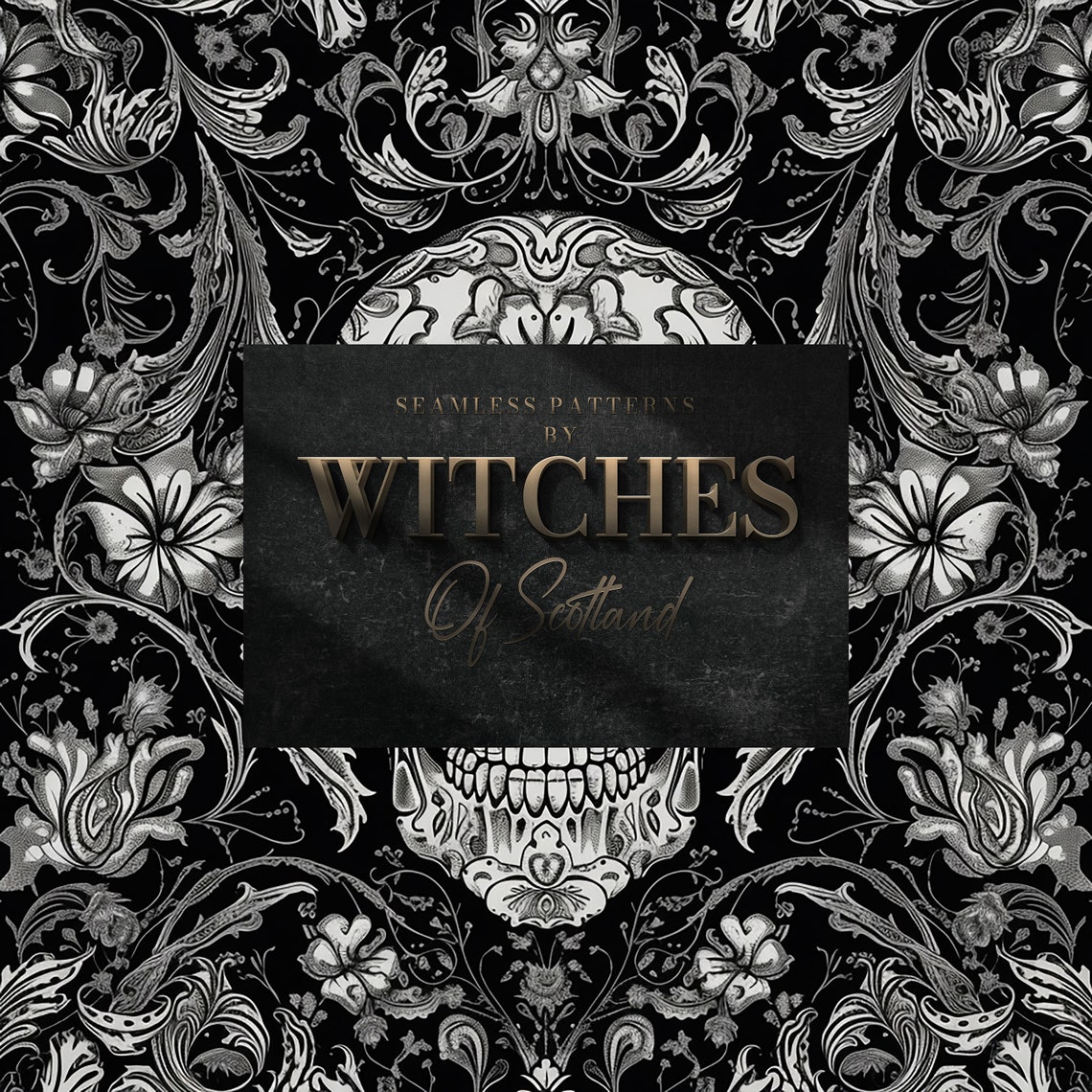 Skull Seamless Demask Pattern Seamless Skull Skull Digital - Etsy