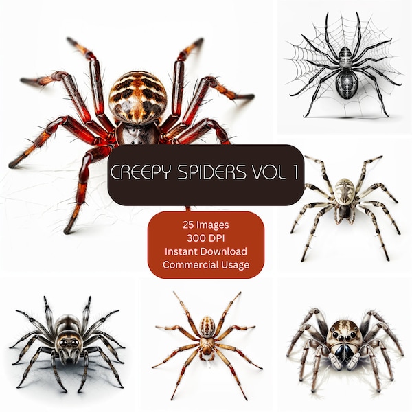 Scary Bugs Clipart - Etsy