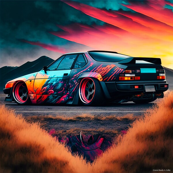 Porsche 944 Digital Print - Etsy
