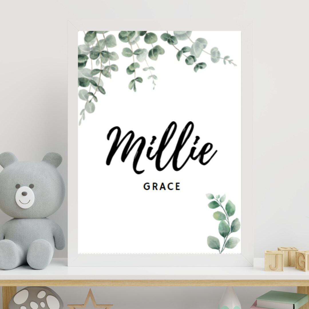 Custom Name Print, Personalized Print, Name Print, Custom Print, Name ...