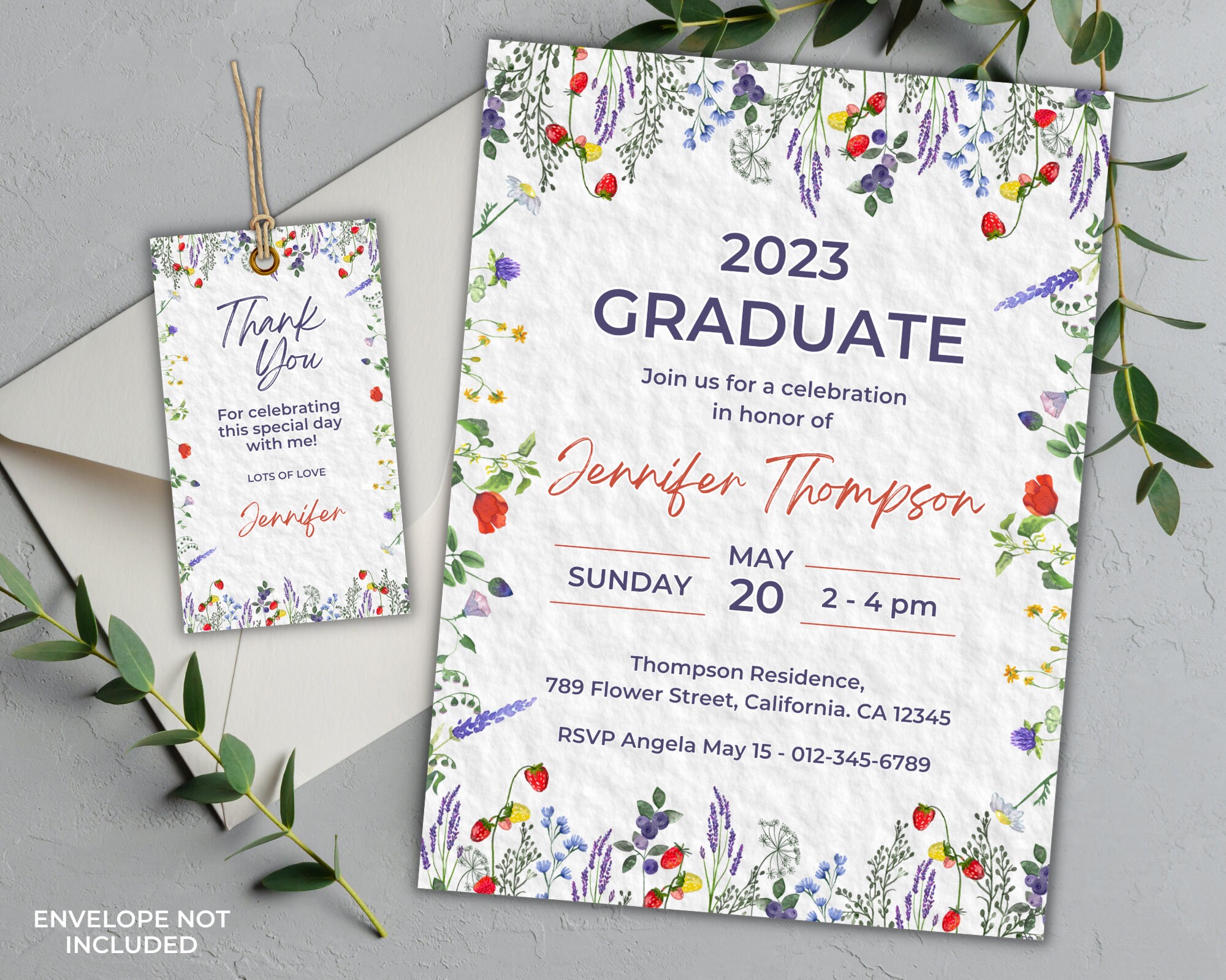 Editable Graduation Party Invitation, Printable Graduate Party Invite ...