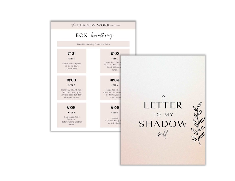 Printable Shadow Work Journal With Prompts for Deep Self-discovery ...