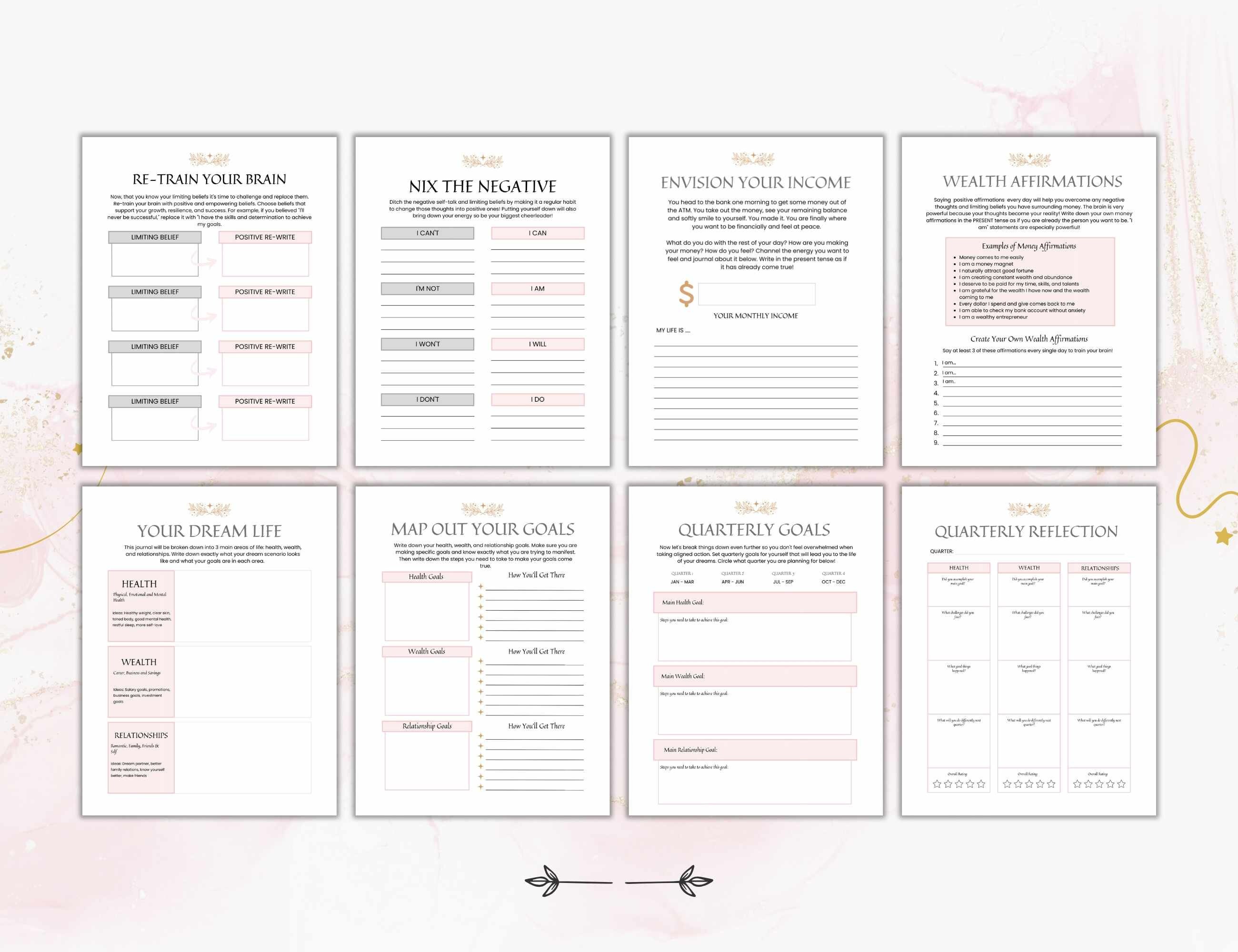 369 Manifestation Journal Printable PDF 369 Method Printable - Etsy