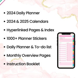 2024 Mobile, Cell Phone & Smartphone Colorful Digital Planner for ...