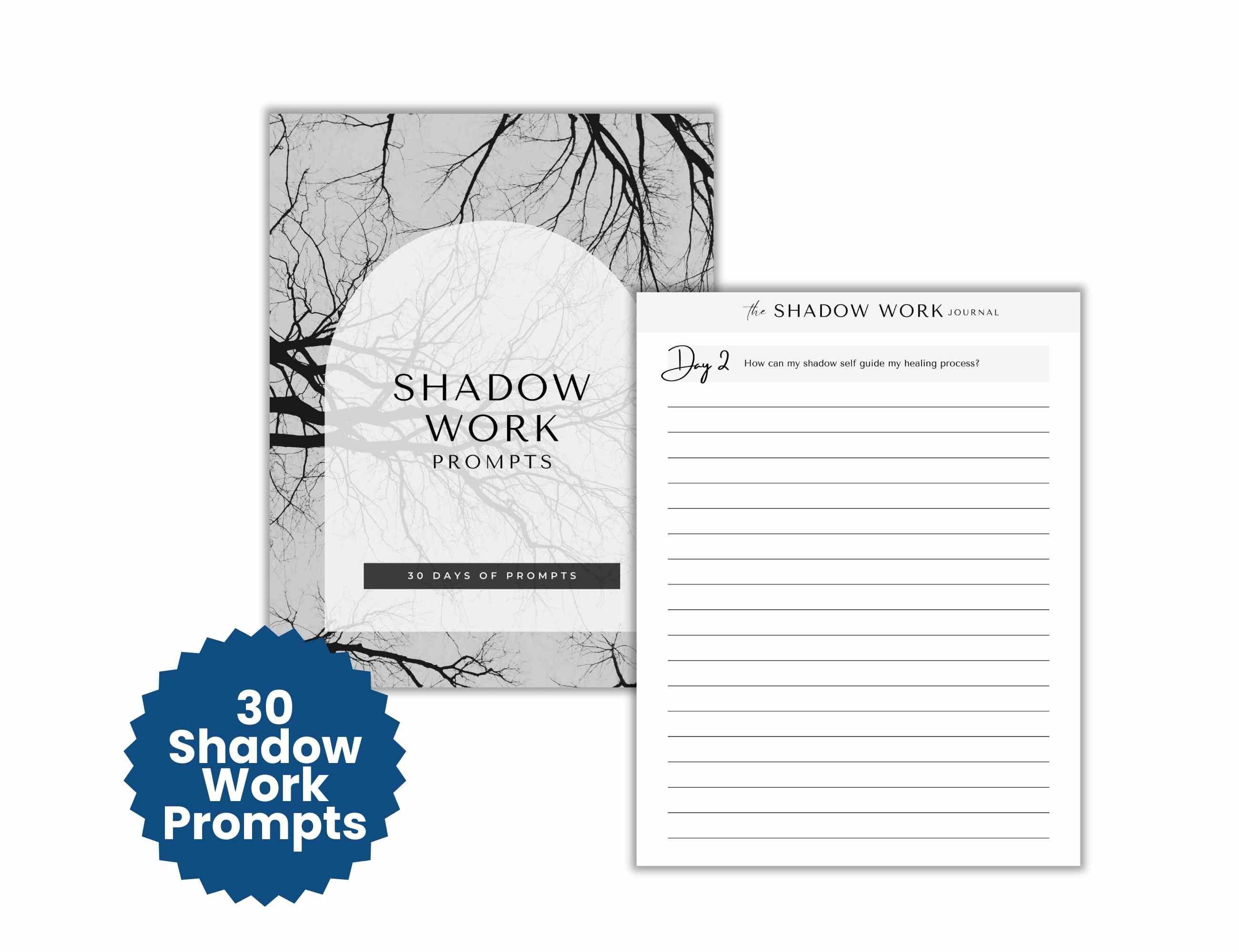 Printable Shadow Work Journal With Prompts for Deep Self-discovery ...