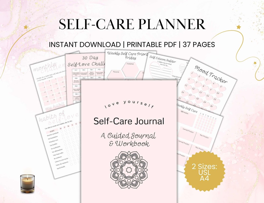 Self Care Journal, Self Care Workbook, Self Love, Burnout, Stress ...