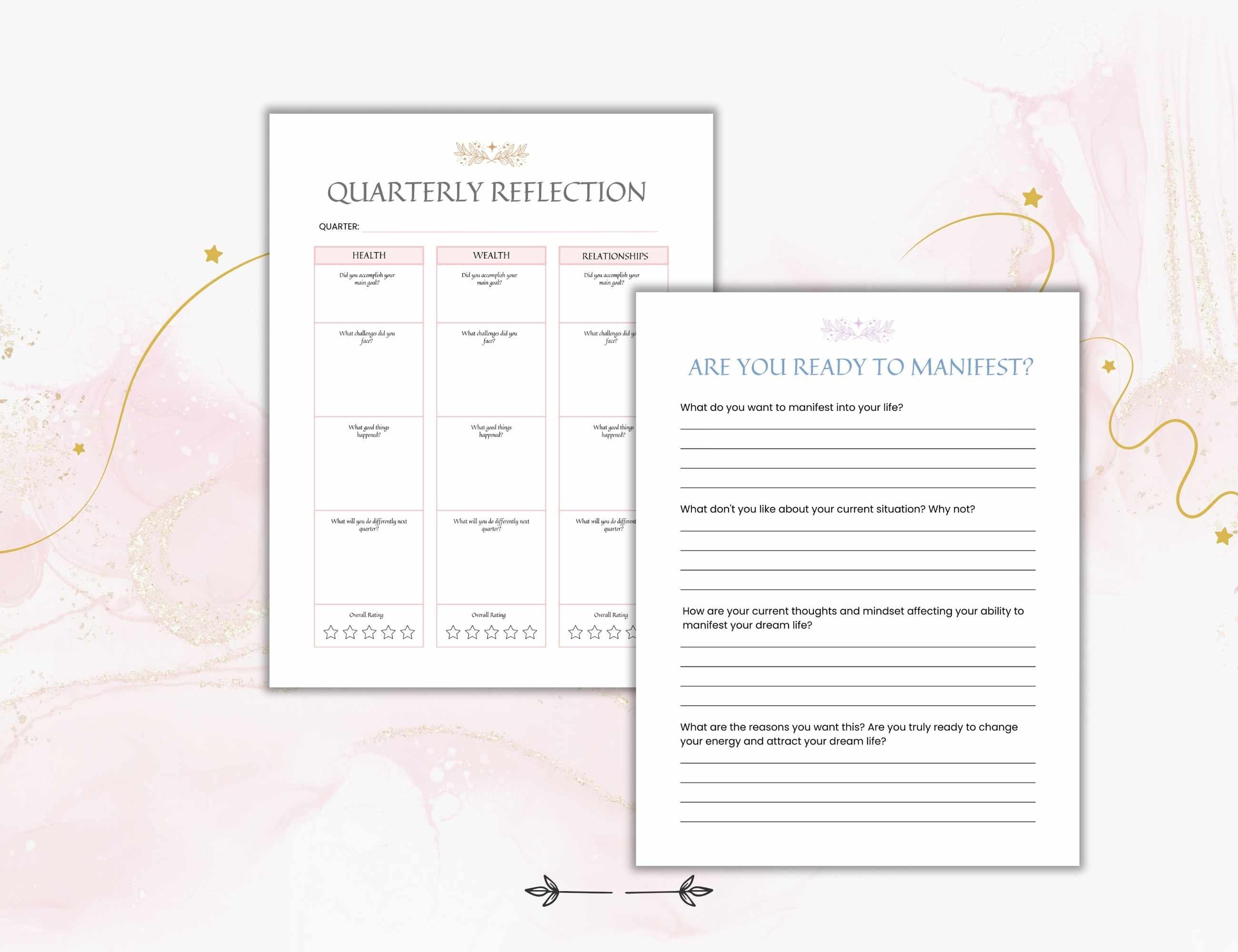 369 Manifestation Journal Printable PDF | 369 Method Printable Planner ...