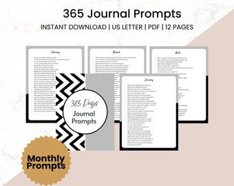 365 Journal Prompts for Self-discovery, Beginner Journal Prompts ...