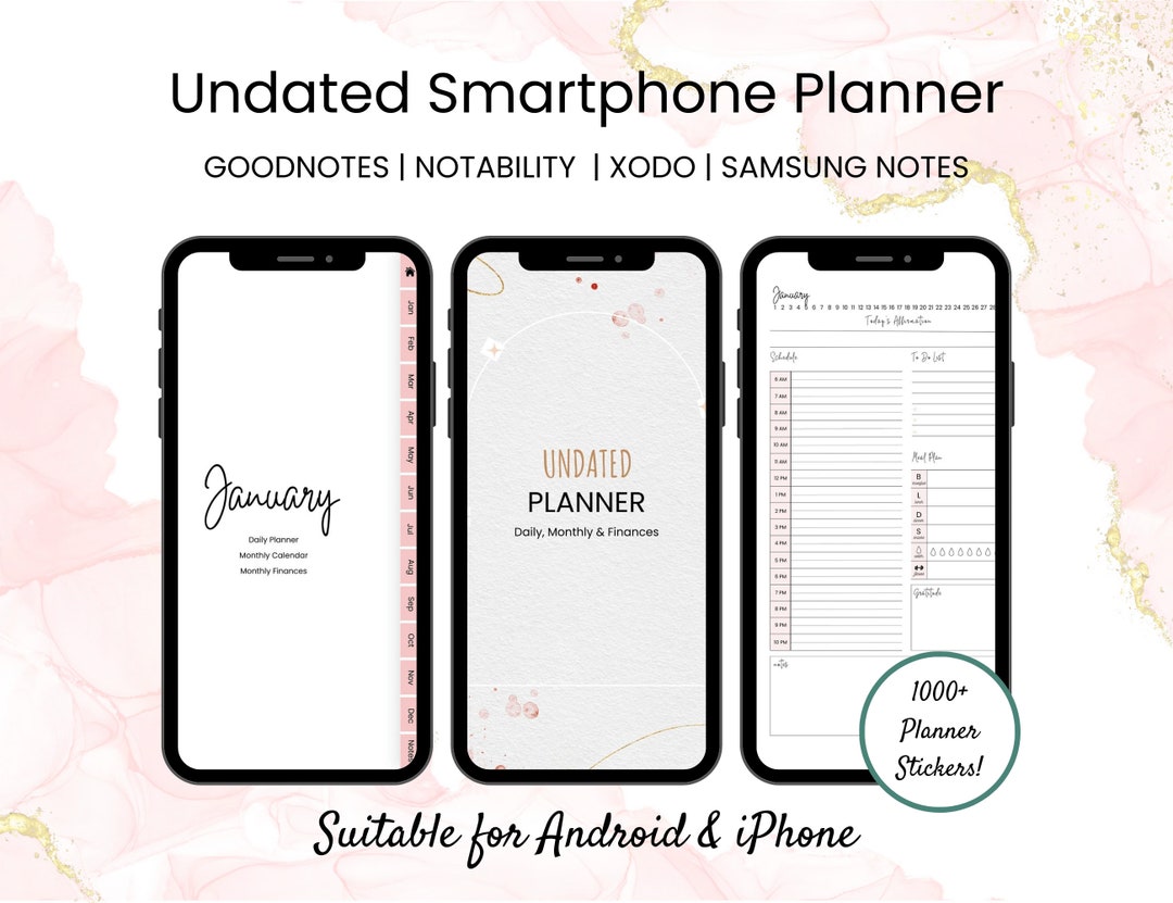 UNDATED Mobile Planner | Digital Pocket Planner for iPhone Android ...
