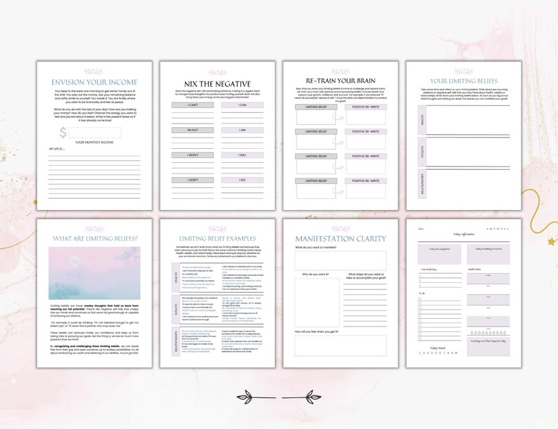 369 Method Manifestation Printable Planner | 369 Manifestation Journal ...
