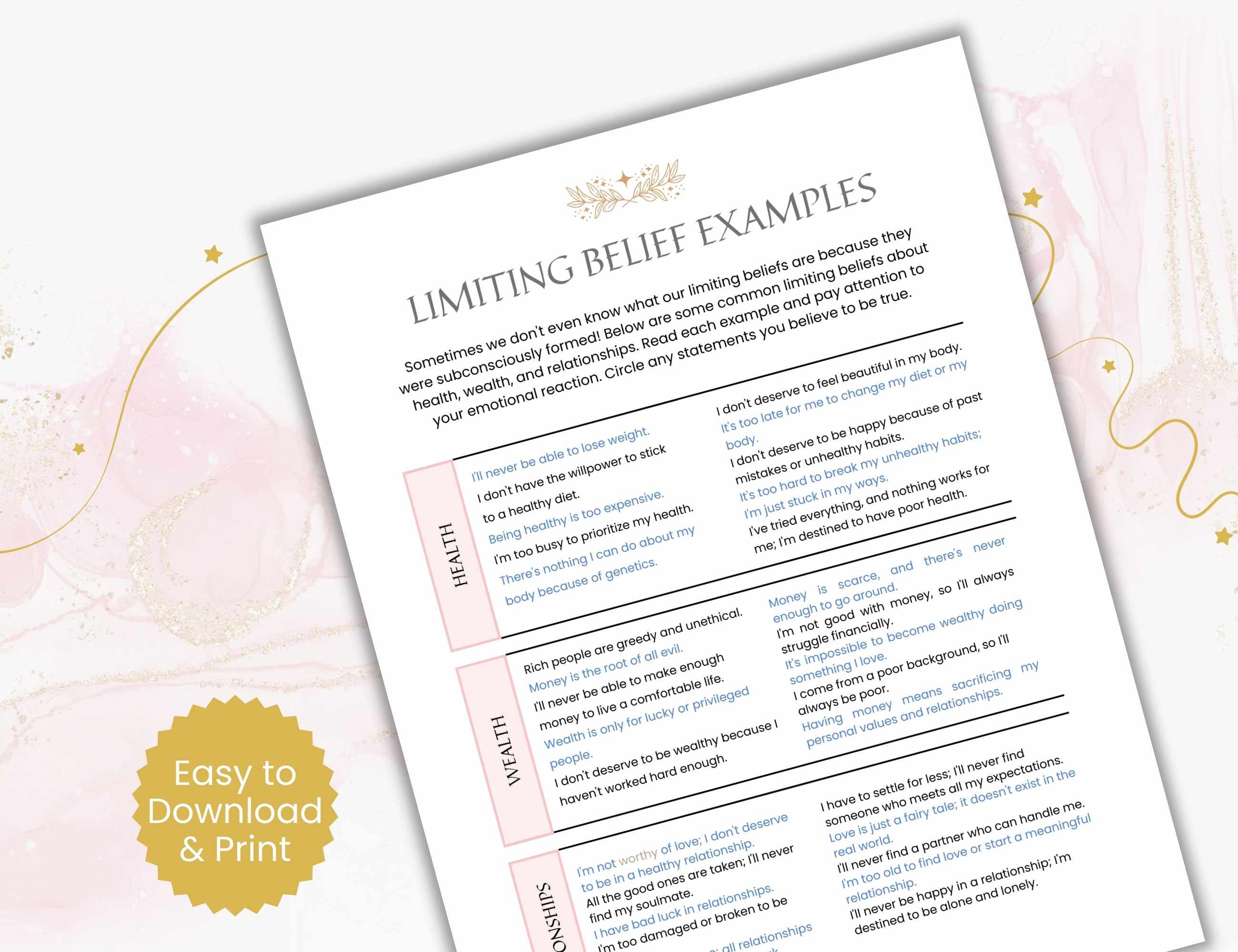 369 Manifestation Journal Printable PDF | 369 Method Printable Planner ...