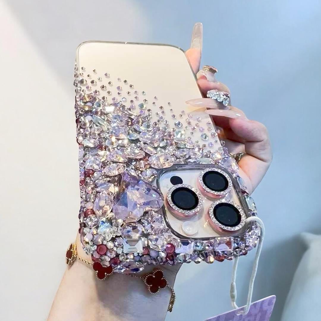 Sparkling Crystal iPhone Case: Bling Austrian Diamond Cover, for iPhone ...