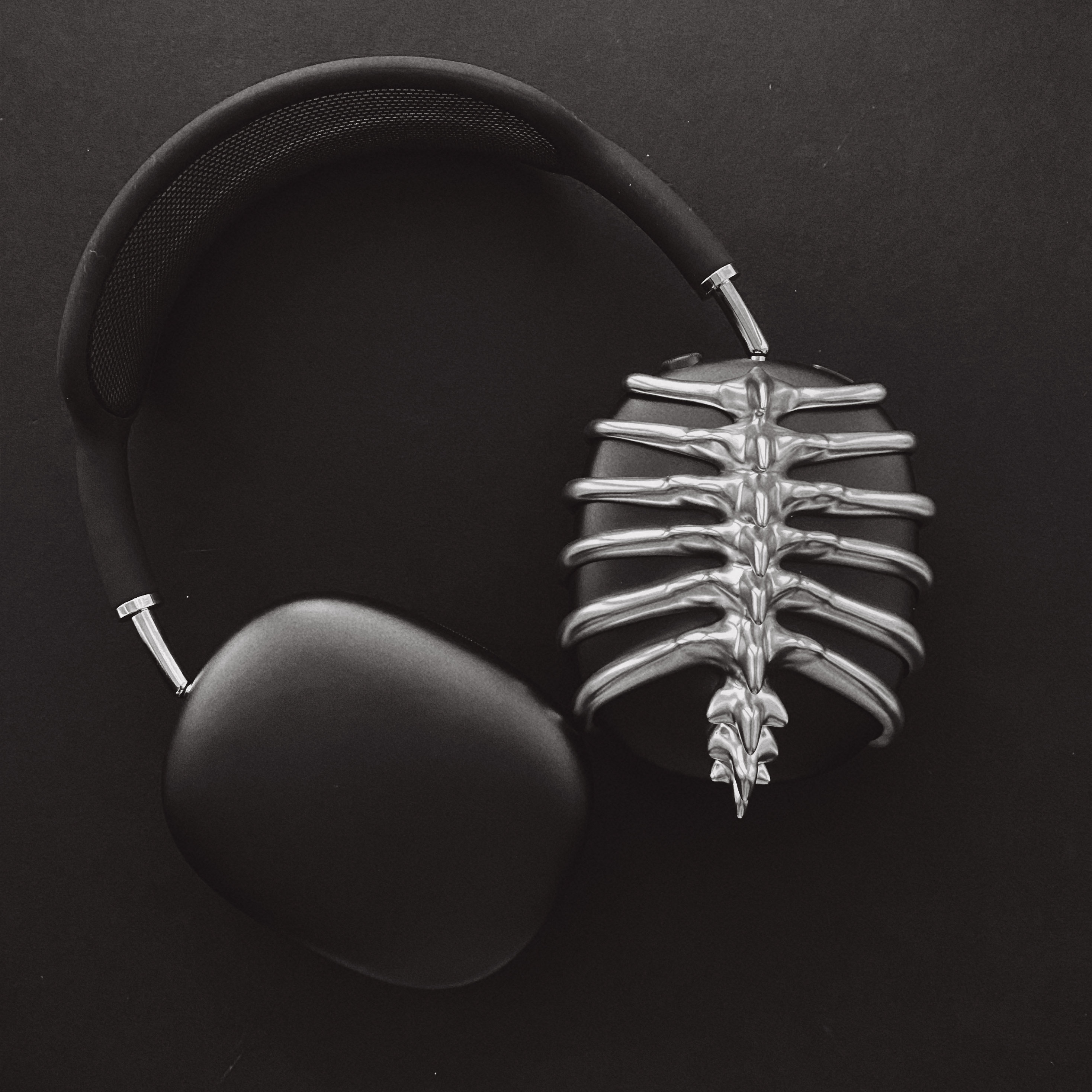 Spine Airpods Max Covers 3D Printing, Matte Silver, Apple Headphones ...