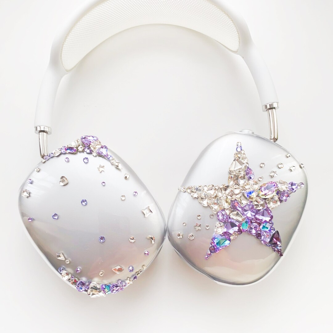 Purple Star Bling Airpods Max Case, Airpods Max Cover, Austrian ...