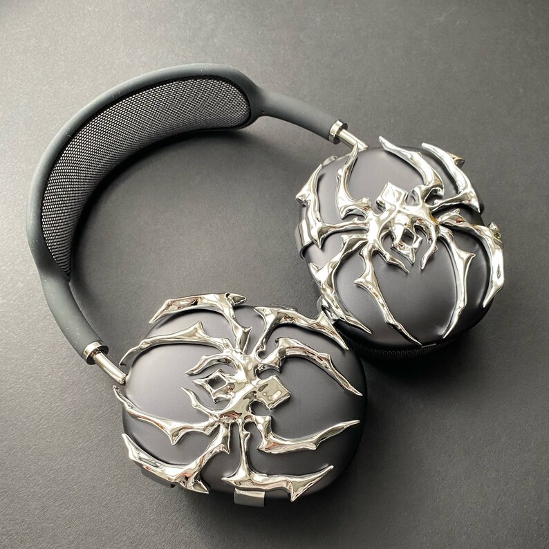 3D Metal Spider Airpods Max Covers: Cyberpunk Punk Style - Etsy