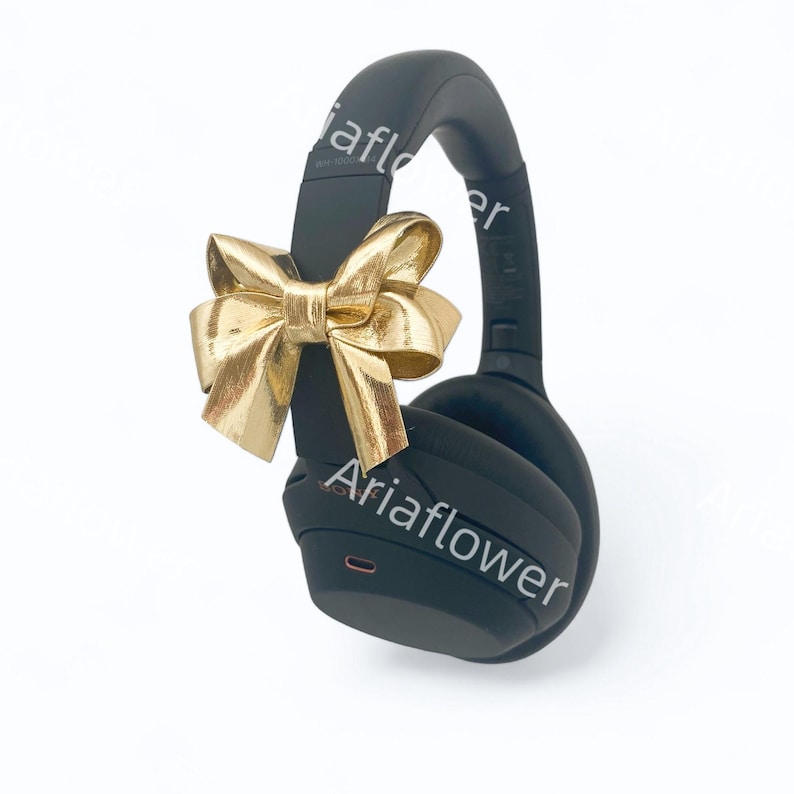 Shiny Bow for Sony Headphones: XM4/XM5 Accessory - Etsy