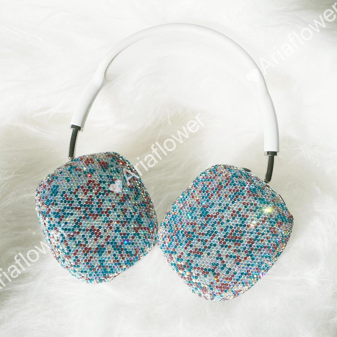 Blue Pink Airpods Max Case, a Set of 2 Airpods Max Covers, Rhinestone ...