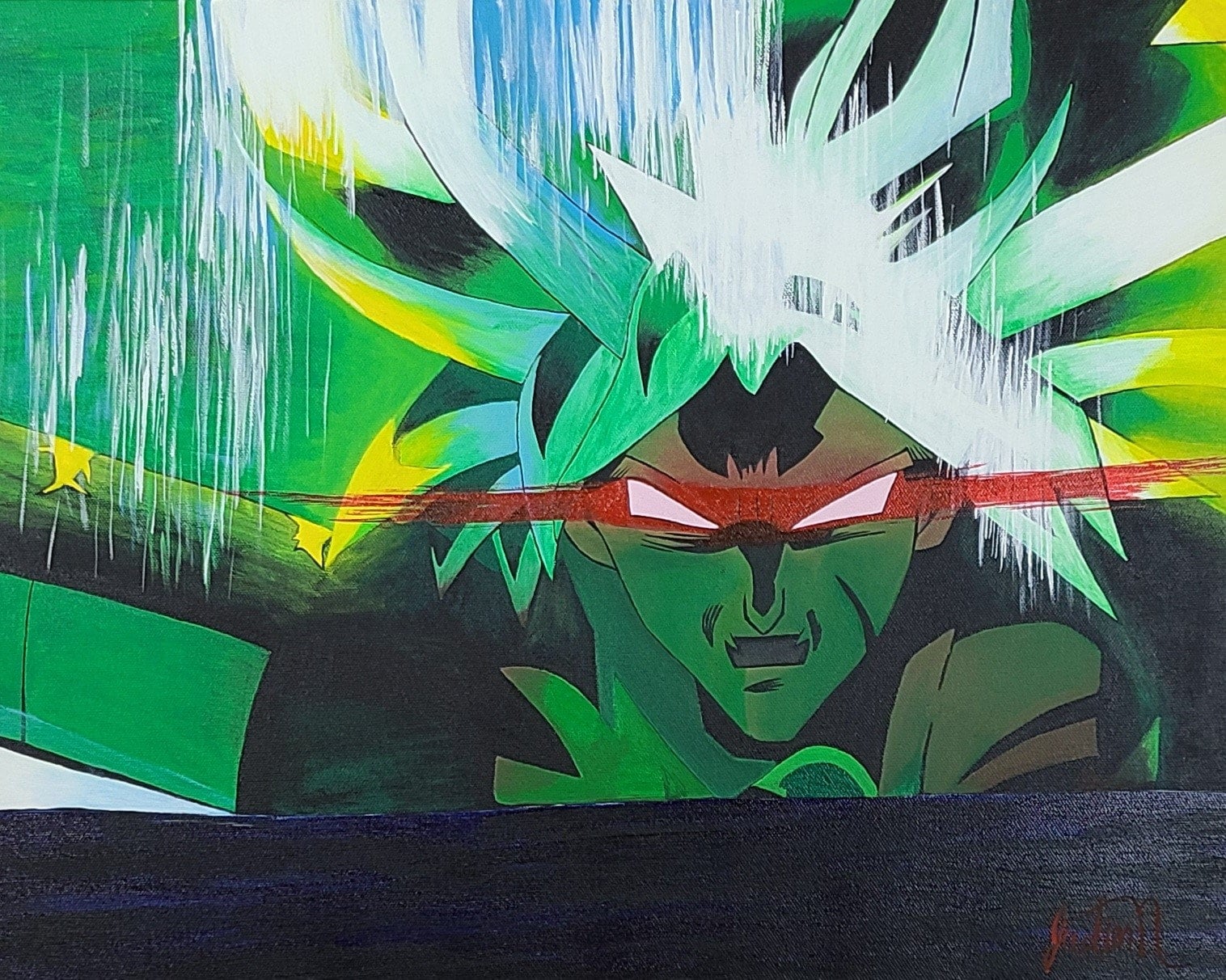 Broly Looses Control in Dragon Ball Super Broly Movie - Etsy