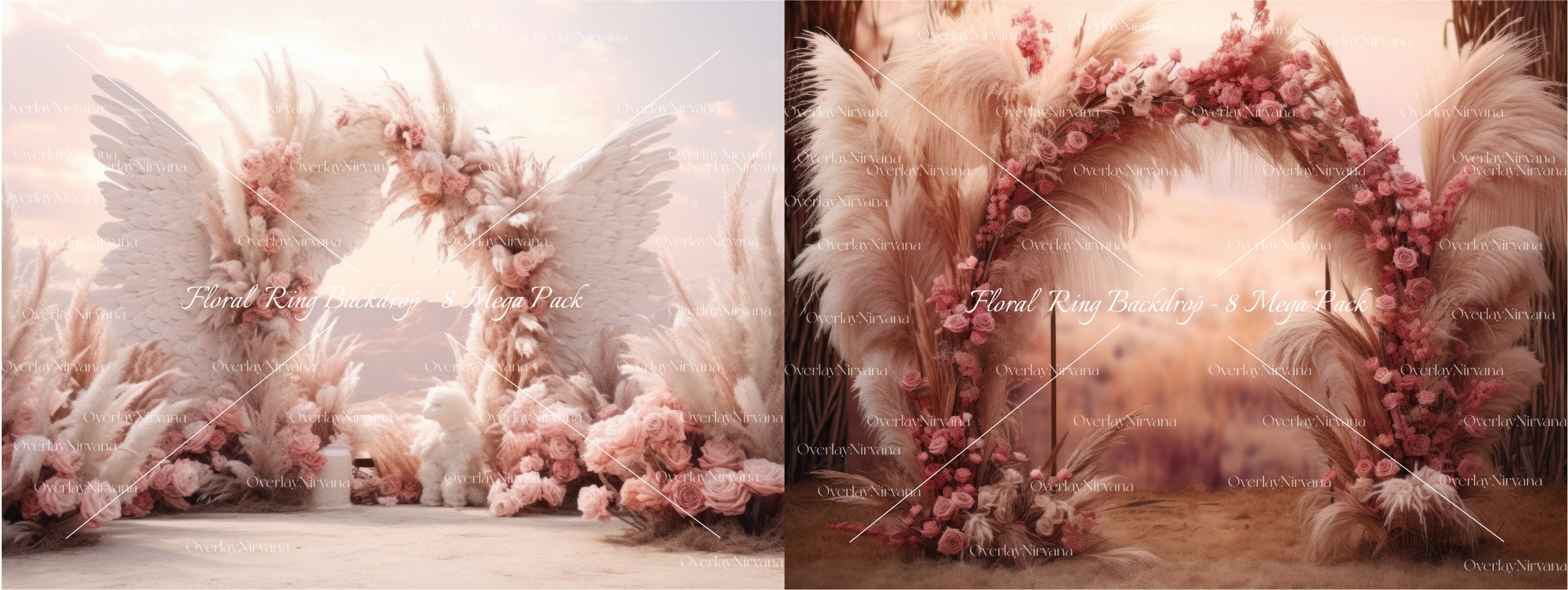 8 Floral Texture Backdrop Overlays Floral Digital Backdrops - Etsy