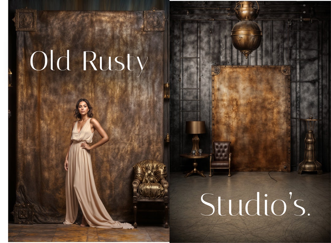 Old Rusty Metallic Backdrops, Vintage Metal Background, Old Master ...
